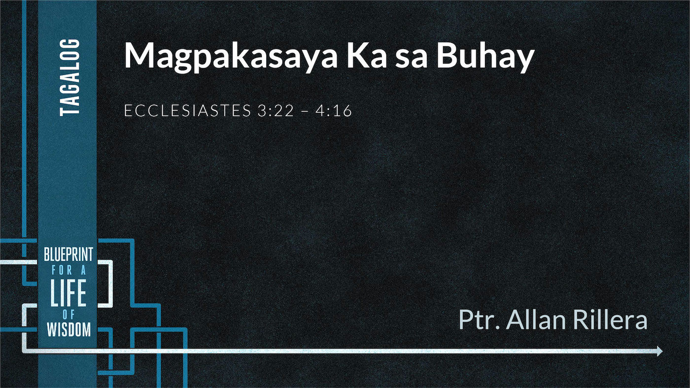 Magpakasaya Ka sa Buhay - Christian Bible Church of the Philippines